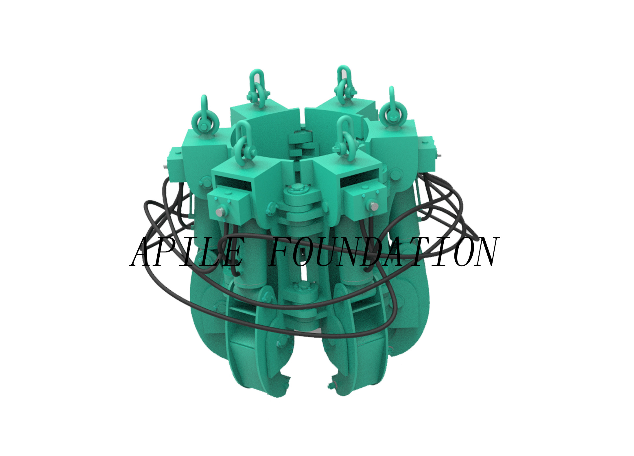 600mm Diameter Hydraulic Pile Breaking Machine For Round Concrete Piles