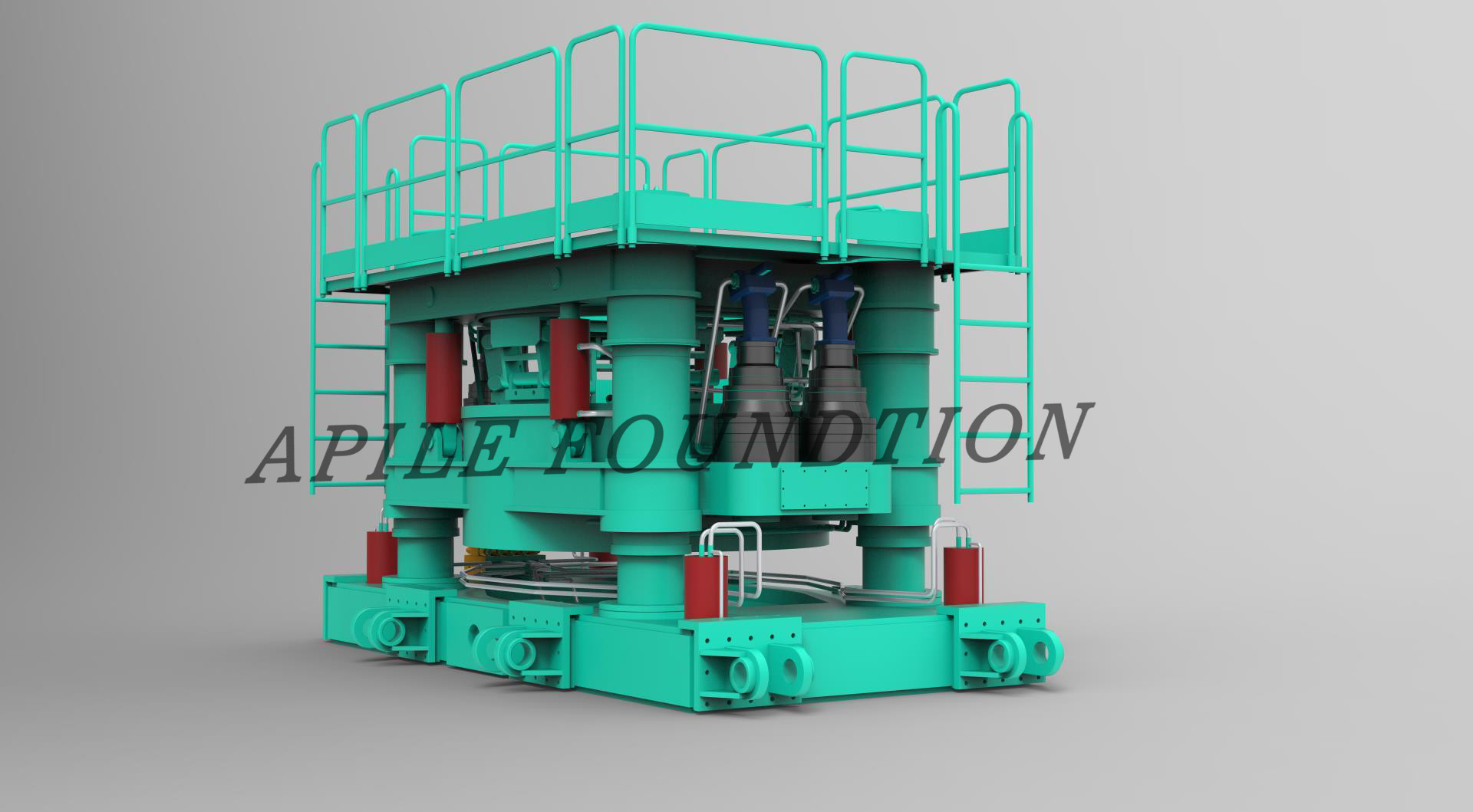 Hydraulic Rock Strata Casing Rotator Strong Torque